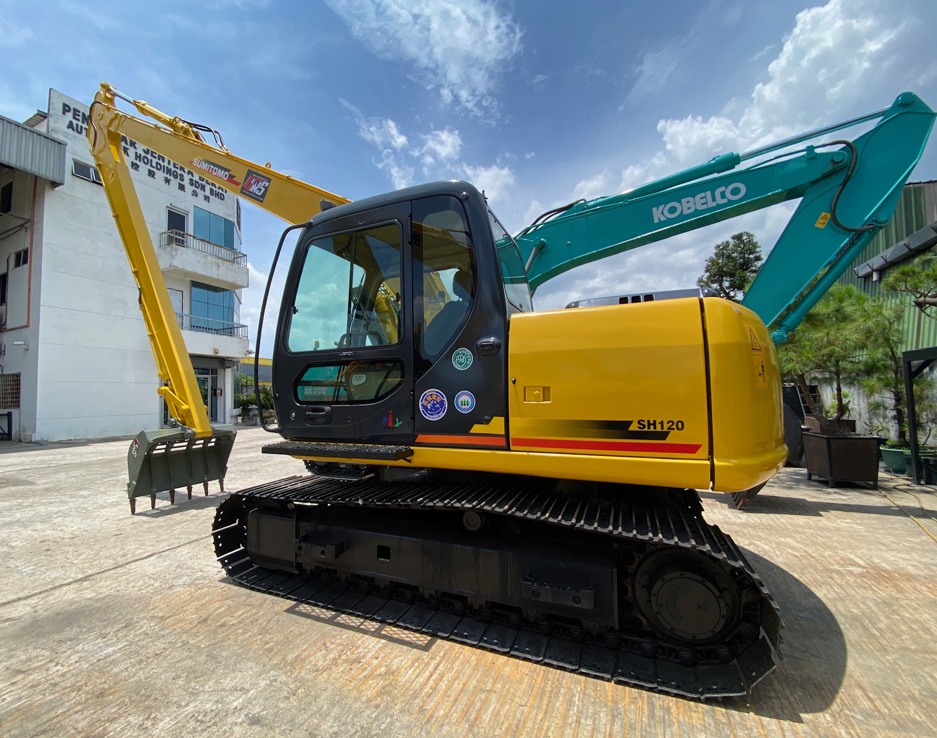 Excavator, SUMITOMO SH120-3 Long Arm, 12ton - Malaysia