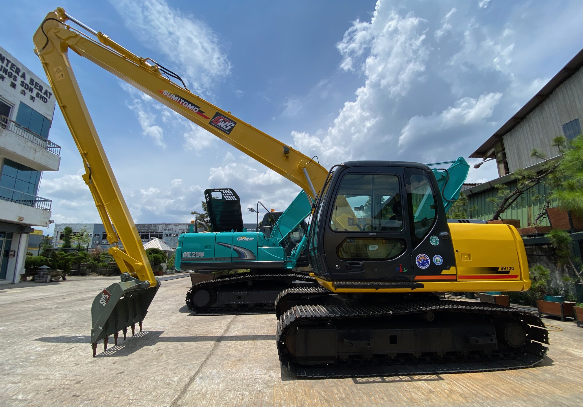 Excavator, SUMITOMO SH120-3 Long Arm, 12ton - Malaysia